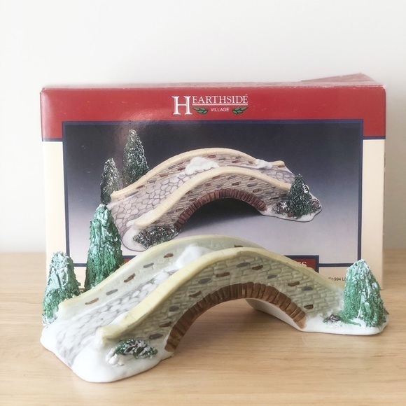Lemax | Holiday | Lemax 994 Hearthside Village Porcelain Stone Bridge ...